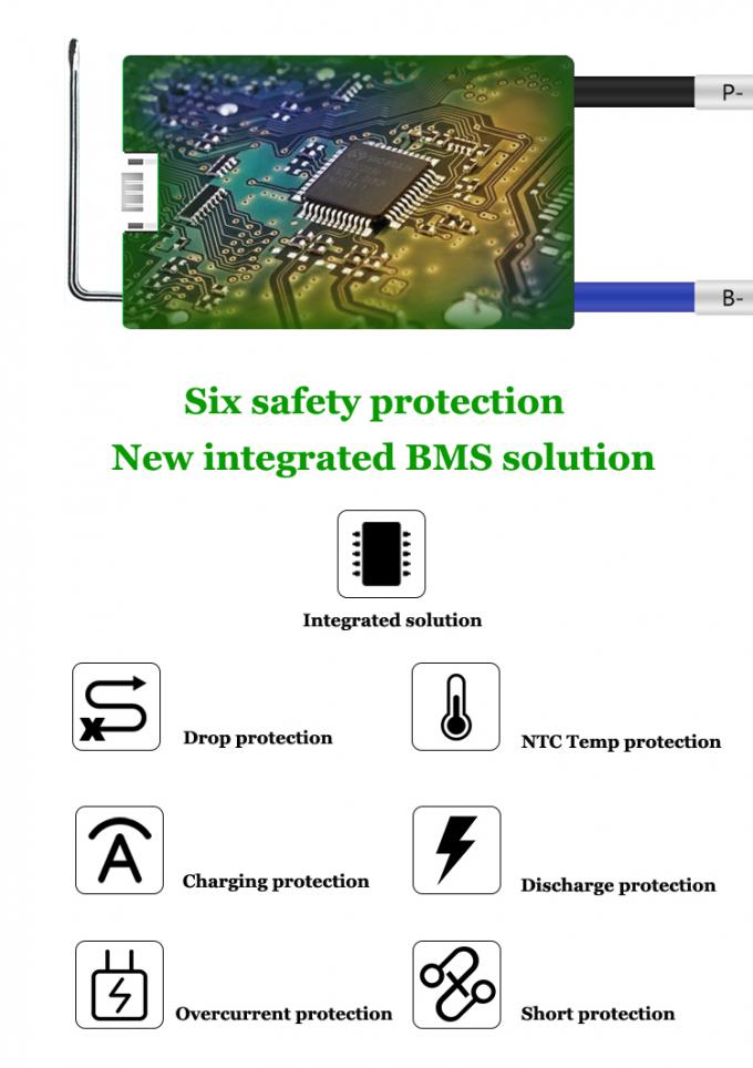 16S 48V 70A LiFePO4 Battery BMS E Scooter Lithium BMS Board