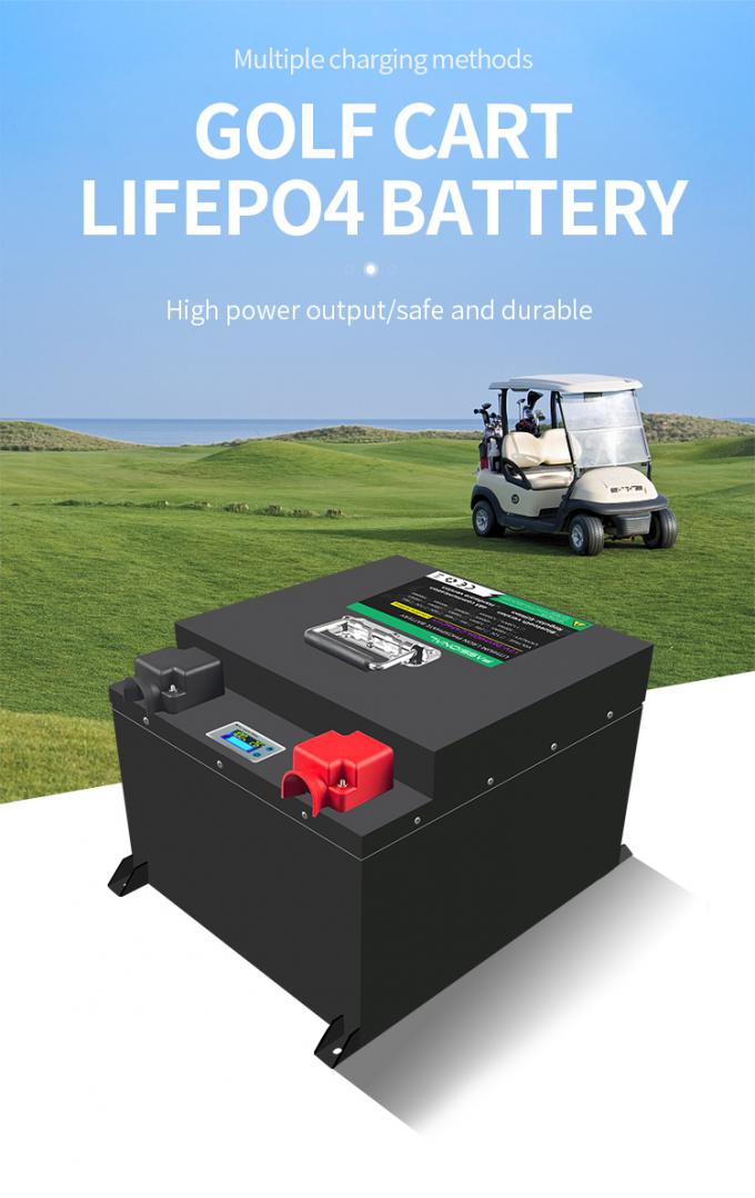Golf Cart Rechargeable LFP LiFePO4 Lithium Battery Pack 24v 60ah Long Life