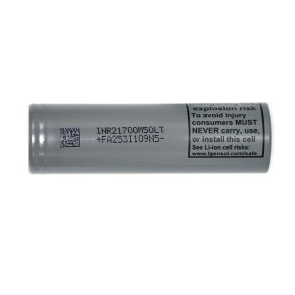 Lithium Ion Cell 21700 3.7v 5000mah Discharge Rechargeable